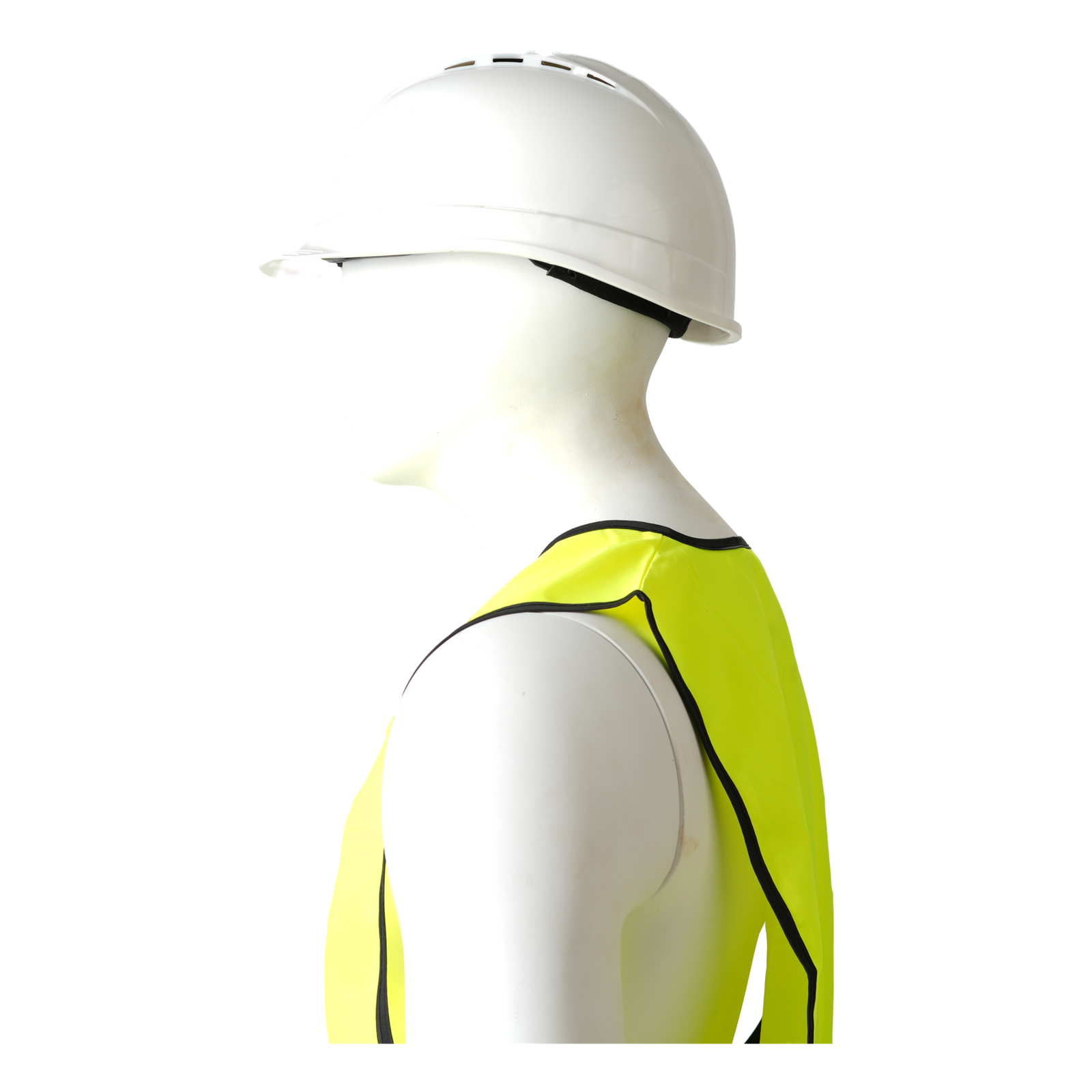 Silent White Helmet